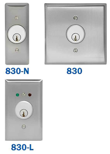 MS Sedco 830 Series Heavy Duty Keyswitches - Fast Free Shipping | ZenSupply