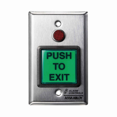 Alarm Controls TS-3 - Request to Exit Station with Square Push button ...