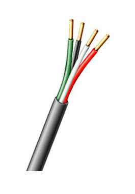 Aiphone 871804P50C - 4-Conductor, 18AWG, Solid, FEP Insulated, Plenum ...