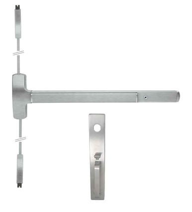 Falcon 25-V Series - Pull Trim - Surface Vertical Rod Exit Device - 4 ...