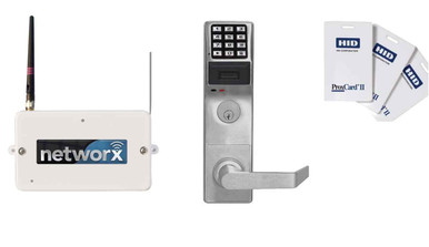 Alarm Lock ETPDN Series - Trilogy Networx Wireless Access Lock Exit Device Trim with built-in ...