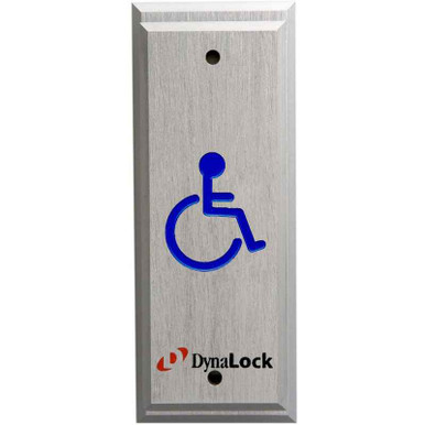 DynaLock 6815 Series Handicapped Pushplates, Narrow, Alternate Action ...