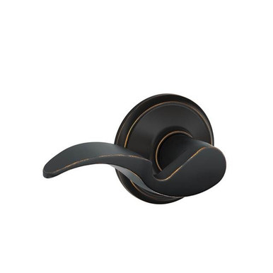 Schlage Residential F10 - Avanti Lever Passage Lock with 16080 Latch ...