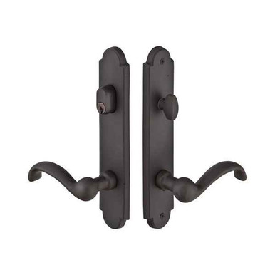 Emtek 1321 Multi Point Lock Trim (Door Config #3) - Sandcast Bronze ...