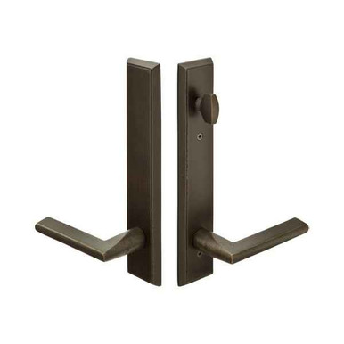 Emtek 1766 Multi Point Lock Trim (Door Config #7) - Sandcast Bronze ...