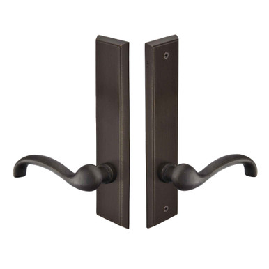 Emtek 1862 Multi Point Lock Trim (Door Config #8) - Sandcast Bronze ...