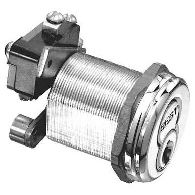 BEST 1W7B3 Electric Switch Lock, Single Switch, SPDT, Key Position 2 ...