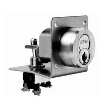 BEST 1W7L2 Electric Switch Lock, Toggle Switch, SPDT, Key Position 2 ...