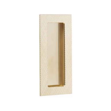 Emtek 222304 Modern Rectangular Brass Flush Pulls (1-3/4" x 4 ...