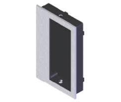 Ives 962 Decorative Rectangle Flush Pull - Black Inset - Fast Free ...