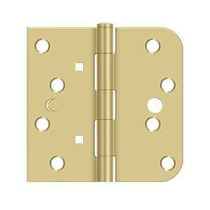 Deltana DE44058TA 4" x 4" x 5/8" Radius x Square Hinge, Sec/ Loc. Tab ...