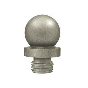 Deltana DSBTRM Ball Tip Finial, Distressed, Solid Brass, US10WL - Fast ...