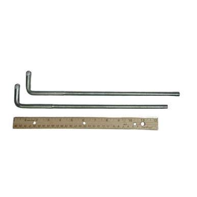 Exit Security Pair of Extra Long L-Bolts - Fast Free Shipping | ZenSupply