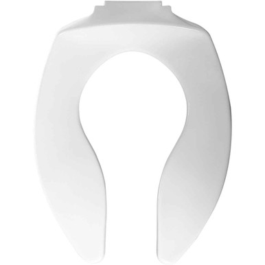 Church 9400SSCT Elongated Open Front Less Cover Commercial Plastic ...