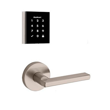 Kwikset 953OBN-HFLRDT Obsidian Touchpad Electronic Keyless Smartcode ...