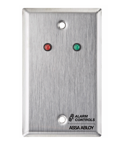 Alarm Controls RP-09 Series - Single Remote Station Wall Plate with LED ...