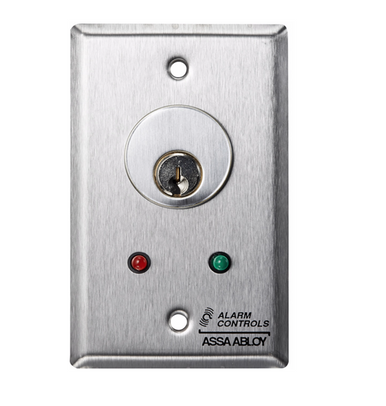 Alarm Controls MCK-6 Series - Mortise Cylinder Single Gang Station with ...