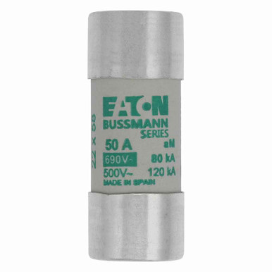 Bussmann C22M50 Eaton series low voltage 22 x 58 mm cylindrical/ferrule ...