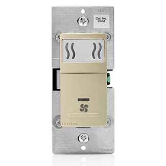 Leviton IPHS5-1LI Decora In-Wall Humidity Sensor & Fan Control, 3A ...