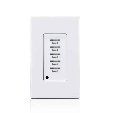 Leviton ZMDSW-5W Z-MAX® Digital Pushbutton Station, 05 Button, 1 Gang, White - Fast Free ...