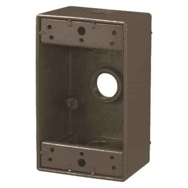 Red Dot S100BRCN OUTDOOR RECT BOX 3X1/2 HOLE BRONZE - Fast Free ...