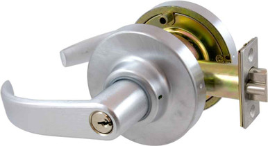 Marks USA 295AB Entry Lever Lockset, Curved Lever, Marks C Keyway, 6 ...
