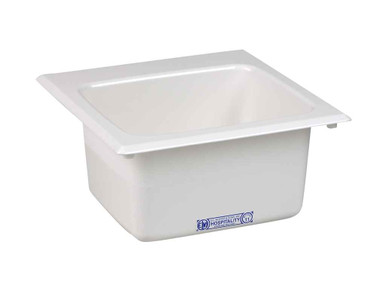 Mustee 20 BAR SINK 15X15 WHITE - Fast Free Shipping | ZenSupply