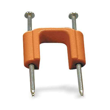 Carlon Plastic Cable Clip - Orange Wire Fastener | ZenSupply