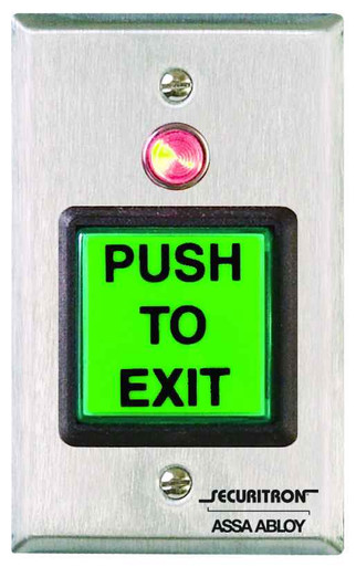 Securitron PB2 Series Large Square Illuminated Push Buttons - Fast Free ...