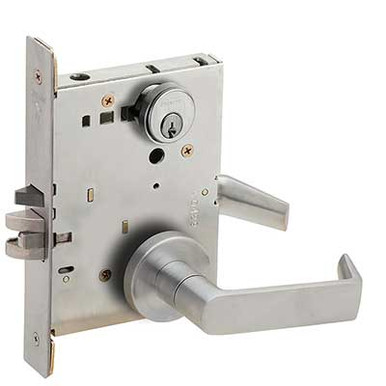 Schlage L9070 - Classroom Mortise 06 Lever Lock - Grade 1 Non-Deadbolt ...