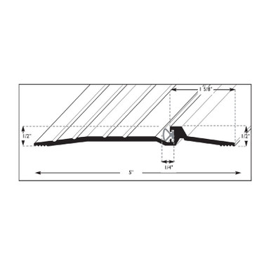Design Hardware 5"x1/2" Panic ADA Thresholds - Fast Free Shipping ...
