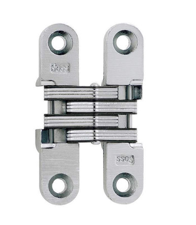SOSS 204 Series Invisible Hinge, 2-3/8", 1 Pair Carded (3/4" Minimum ...