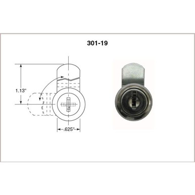Bobrick B-301-19 Lock and Key