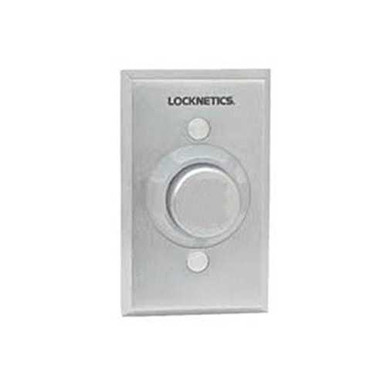 Schlage Electronics 631AL - 1-1/4" Metal Button, Single Gang, Aluminum ...