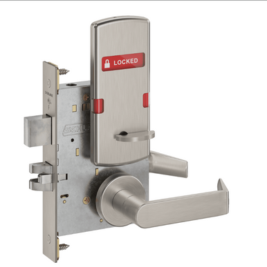 Schlage L9440 - Grade 1 Privacy with Deadbolt Mortise Lock, Non-Keyed ...