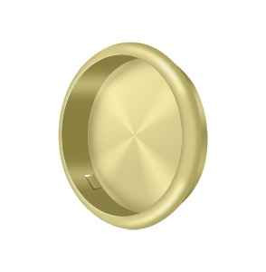 Deltana FP221R Flush Pull, Round, 2-1/2" Diameter, Solid Brass - Fast ...