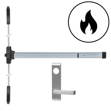Falcon 19-V Series Fire Rated Vertical Rod Exit Device | ZenSupply