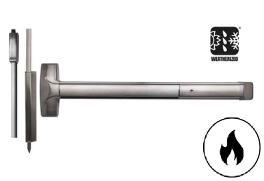 Detex 20xW Fire Rated Weatherized Exit Device | ZenSupply