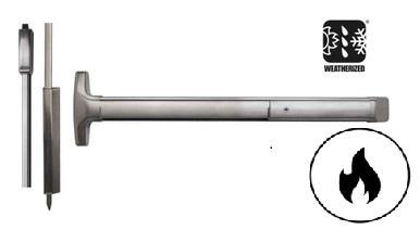 Detex Advantex 50xW Fire Rated Weatherized Exit Device | ZenSupply