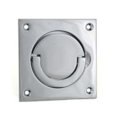 Baldwin 0397 SWL Flush Cup Handle & Swivel Spindle Ring Pull