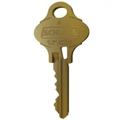 Schlage 35-270 Key Blank, Embossed - Fast Free Shipping | ZenSupply