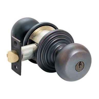 Emtek Classic Brass Key In Knobset - Providence Knob with Rosette ...
