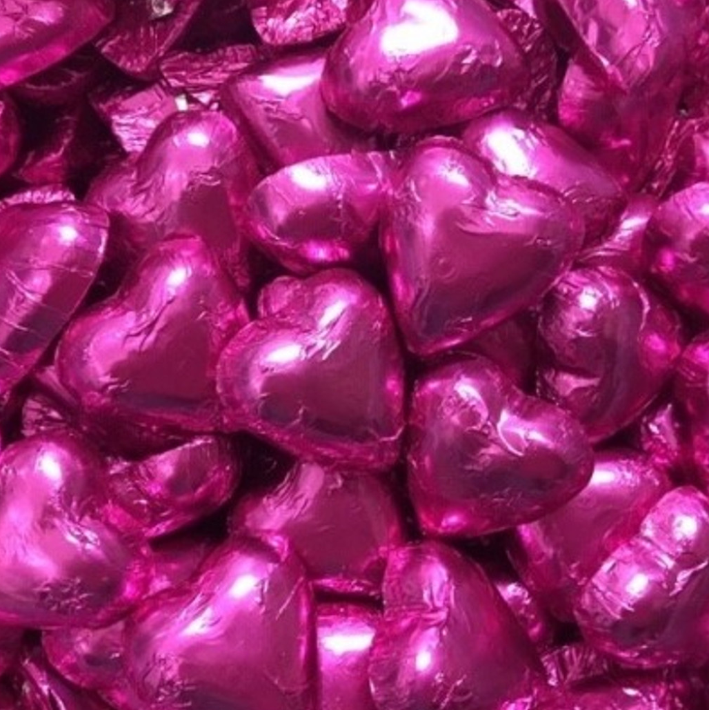 Chocolate Foiled Heart - 1kg - Elegant Bomboniere