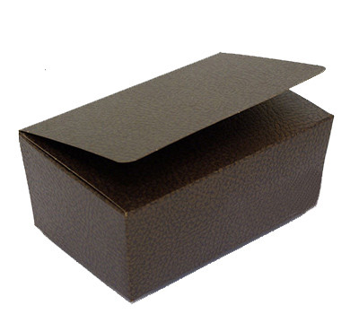 Bomboniere Chocolate Brown Ballotin Box - Elegant Bomboniere