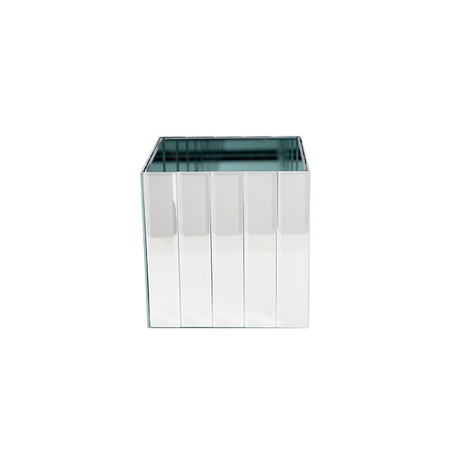 Mirror Strip Rectangle Vase Small - Elegant Bomboniere