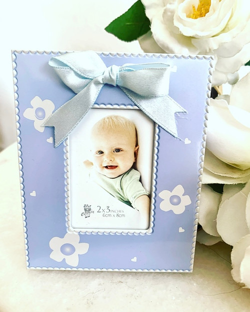 Photo Frame Baby Blue - Elegant Bomboniere