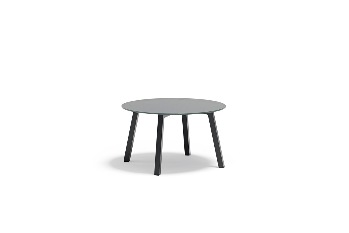 Tiki Outdoor Aluminium and Tempered Glass Side Tables - large and small