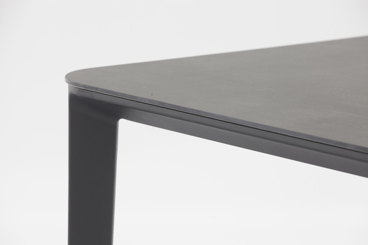 Faro Aluminium & Ceramic Dining Table 180x100 2 Colours