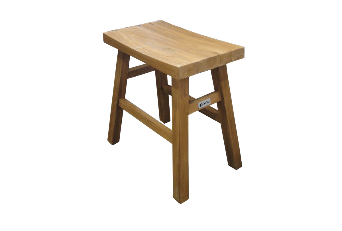 outdoor stool Bangku, outdoor aged teak stool Bangku