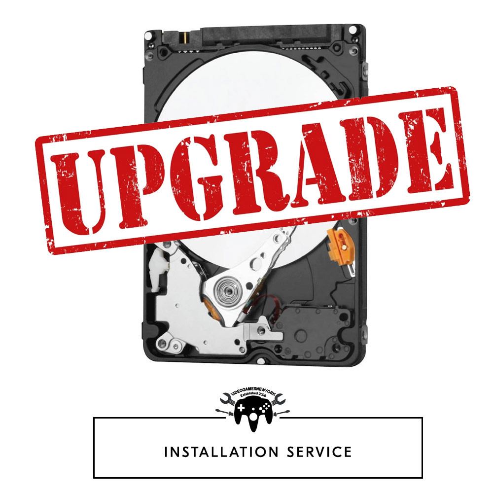 Internal Hard Drive Upgrade SERVICE at VideoGamesNewYork, VGNY